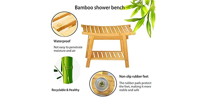 Best Bamboo Shower Stool (March/2026) - Bamboo Explore